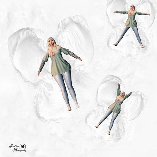 Second Life Marketplace - [Panthar Pose] Snow Angel ADD